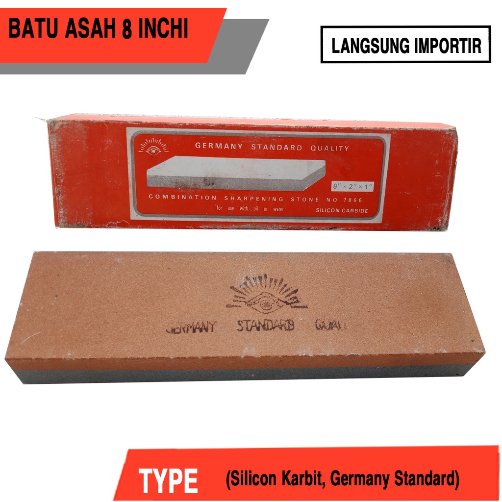 Jual Batu Asah 8" (Silicon Karbit, Germany Standard) | Shopee Indonesia