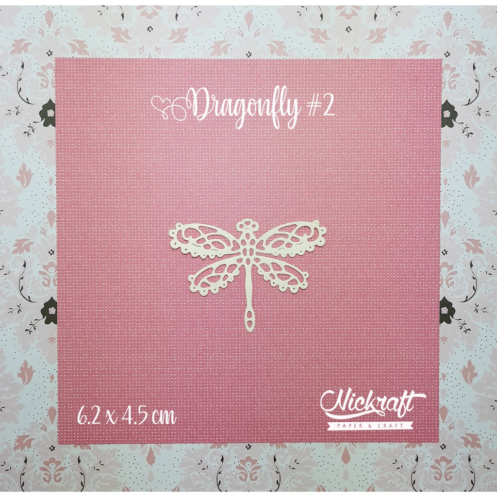 Jual DRAGONFLY #2 - Bahan Scrapbook Mahar Capung Kupu Kertas | Shopee Indonesia