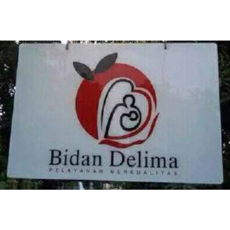 Jual Papan nama Akrilik dan Logo Bidan Delima | Shopee Indonesia