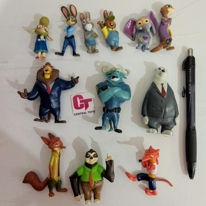 Jual yang dicari] Zootopia figure set isi 10 pcs | Shopee Indonesia