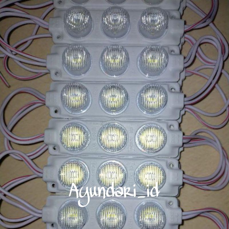 Jual LAMPU LED 3 Mata DC12V 3Watt. LAMPU LED MODULE 12Volt 3 mata | Shopee Indonesia