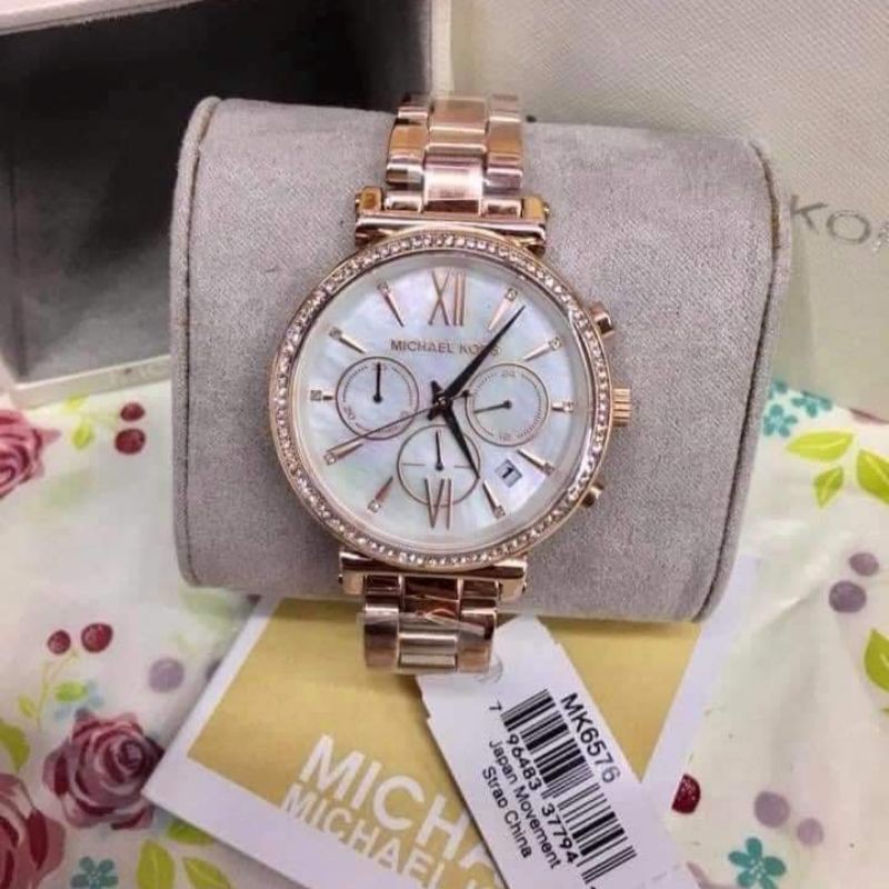 Jual Jam Tangan Michael Kors MK6576 Original Chronograph Aktif | Shopee ...