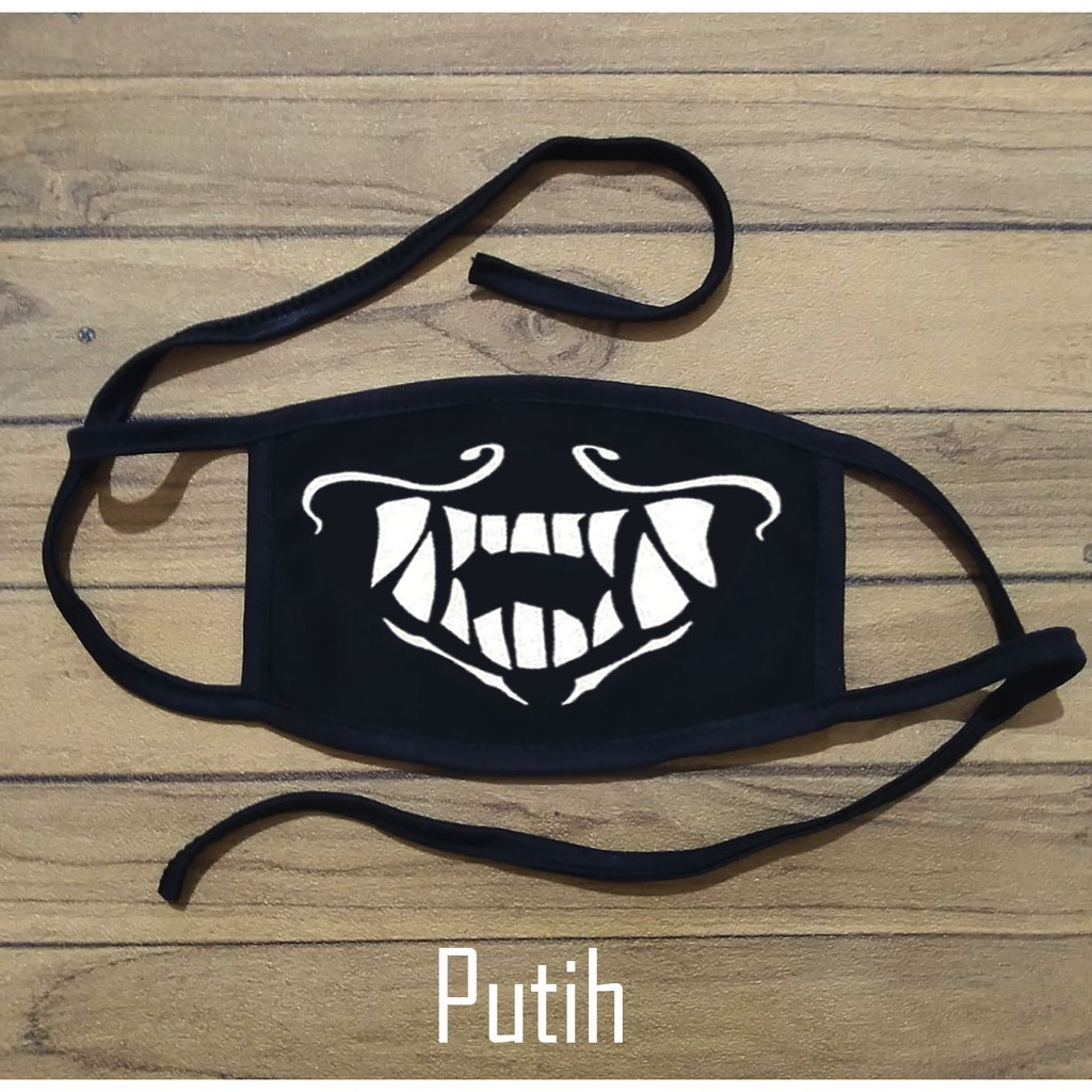 Jual Masker Anime K/DA Akali Glow In The Dark League Of Legends BEST ...