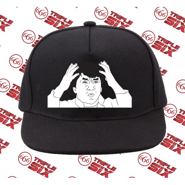 Jual Topi Snapback Cotton Meme Jackie Chan | Shopee Indonesia