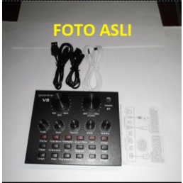 Jual Unik Sound card V8 Mixer SoundCard V8 MIXER Audio USB External ...