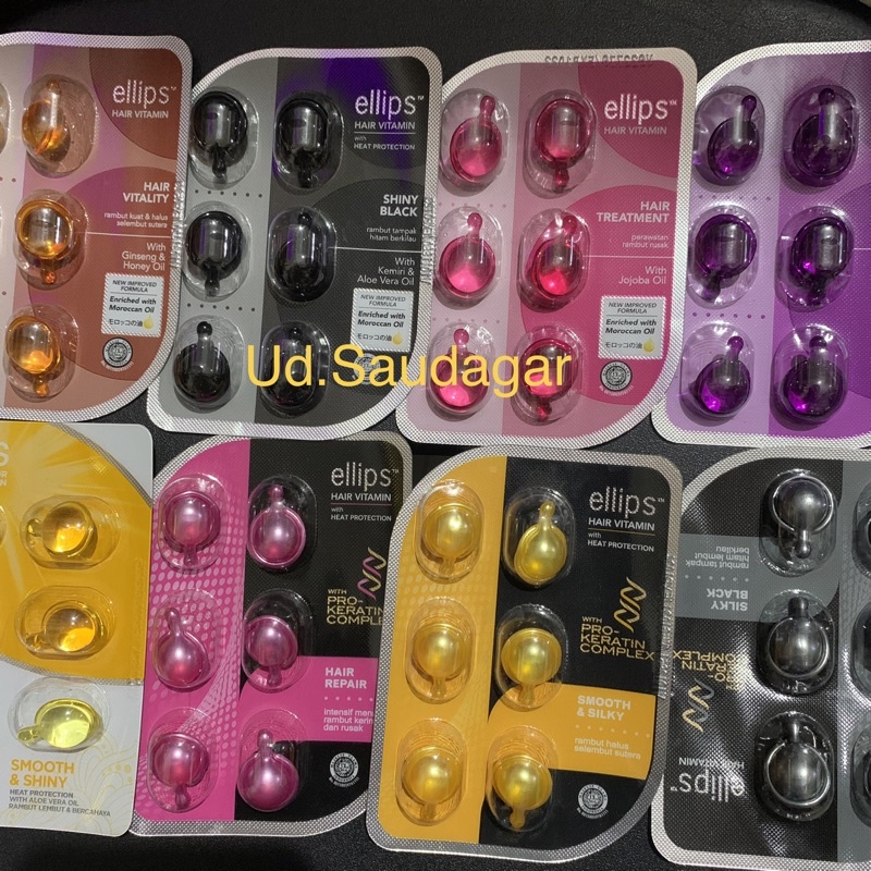 Jual ELLIPS Hair Vitamin Rambut Pro Kreatin Complex Blister | Shopee ...