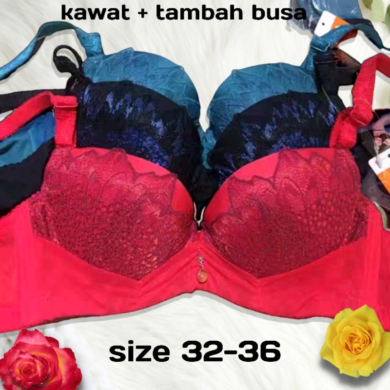 Jual Bh Wanita kawat busa Tebal Cup A Bra fashion art 81180# | Shopee ...