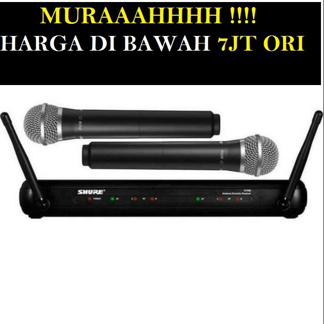 Jual Mic wireless shure SVX 288 / PG 28 ( ORIGINAL ) | Shopee Indonesia