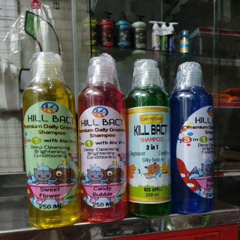 Jual Shampoo grooming kill bact 3in1 250ml | Shopee Indonesia
