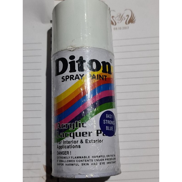 Jual CAT SEMPROT DITON 8431 STRONG BLUE 300CC | Shopee Indonesia