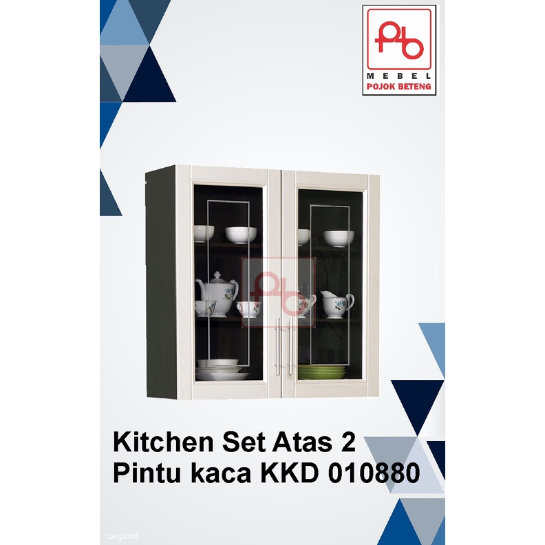 Jual Kitchen Set Atas 2 Pintu Kaca | Shopee Indonesia