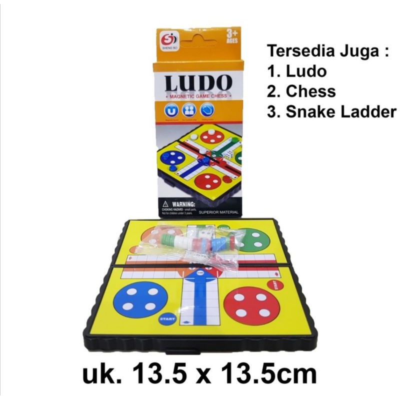 Jual PROMO BOARD GAME MAGNET LUDO DAN SNAKES /ULARTANGGA | Shopee Indonesia