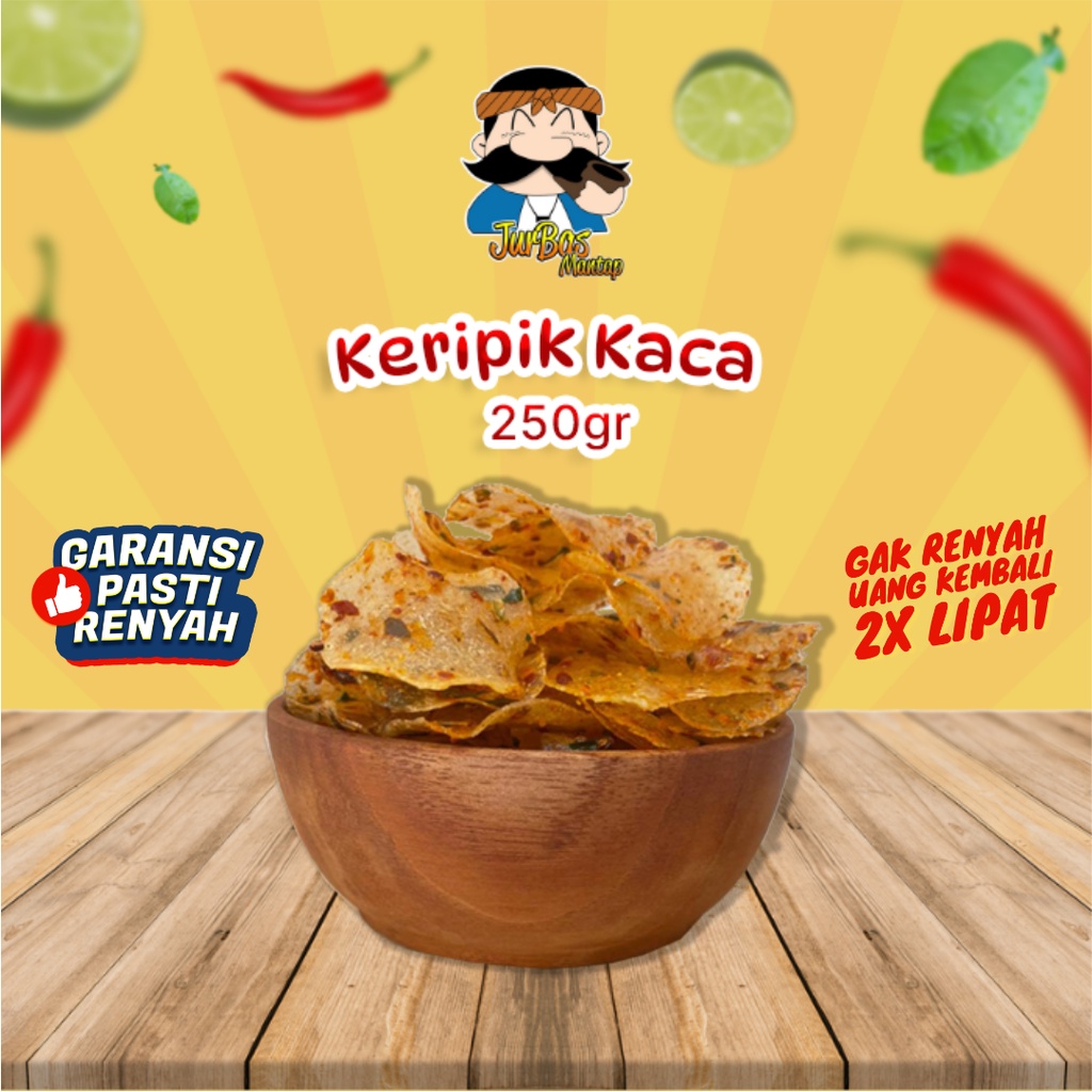 Jual Keripik Kaca 250 Gram Kripca | Shopee Indonesia