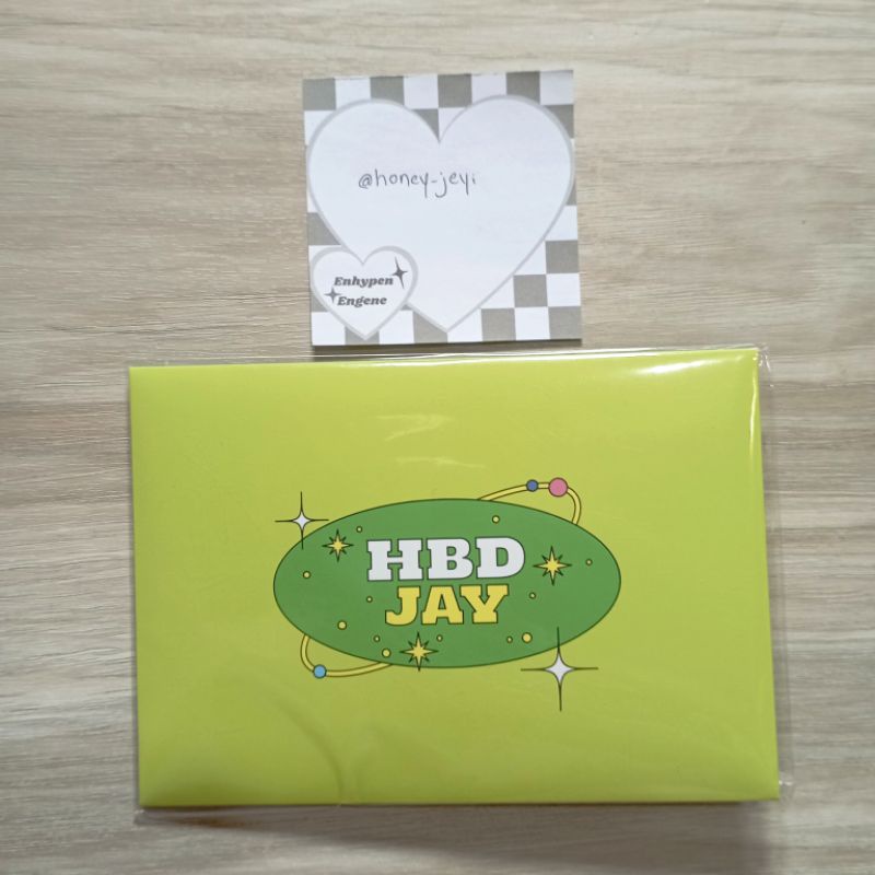 Jual DIY GARLAND JAY BIRTHDAY MERCH SEALED || PC JAY ENHYPEN PHOTOCARD ...