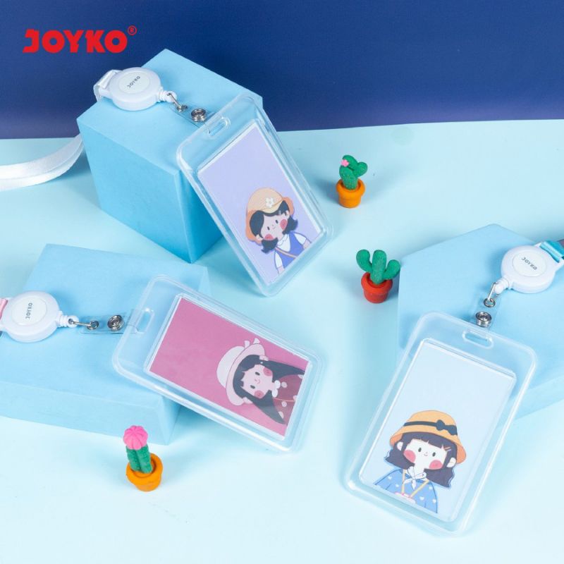 Jual ID CARD HOLDER JOYKO POTRAIT NT TRANSPARANT | NAME TAG TEMPAT ...