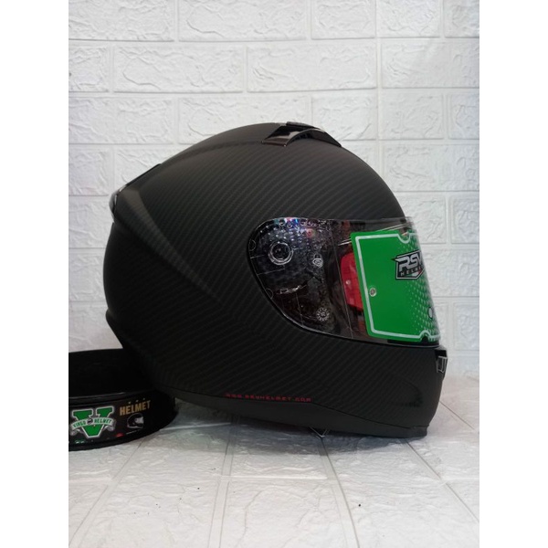 Jual RSV HELM FF500 CARBON BLACK MATT RSV FF500 ORIGINAL TERMURAH ...