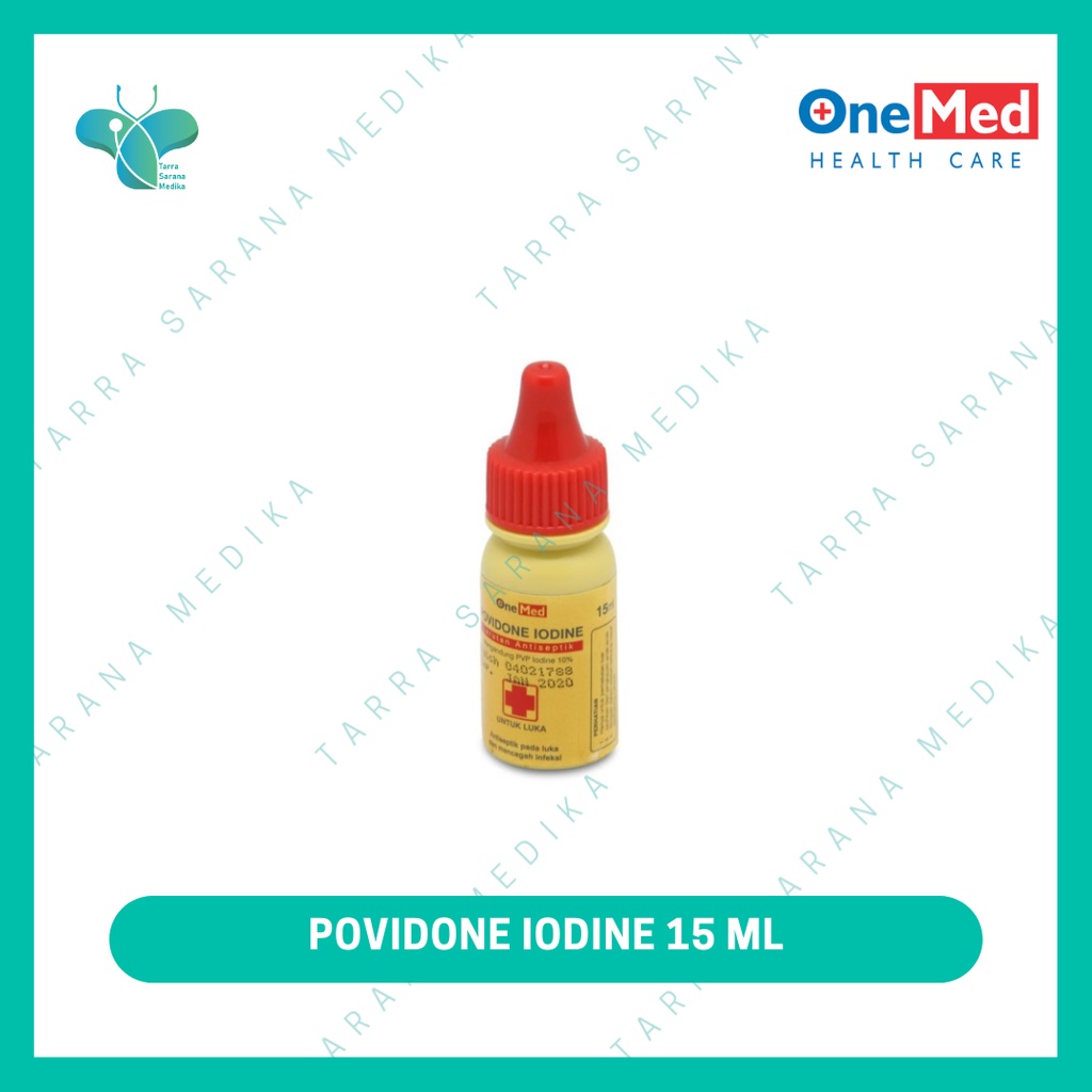 Jual OneMed/Medika Povidone Iodine 15 ML | Shopee Indonesia