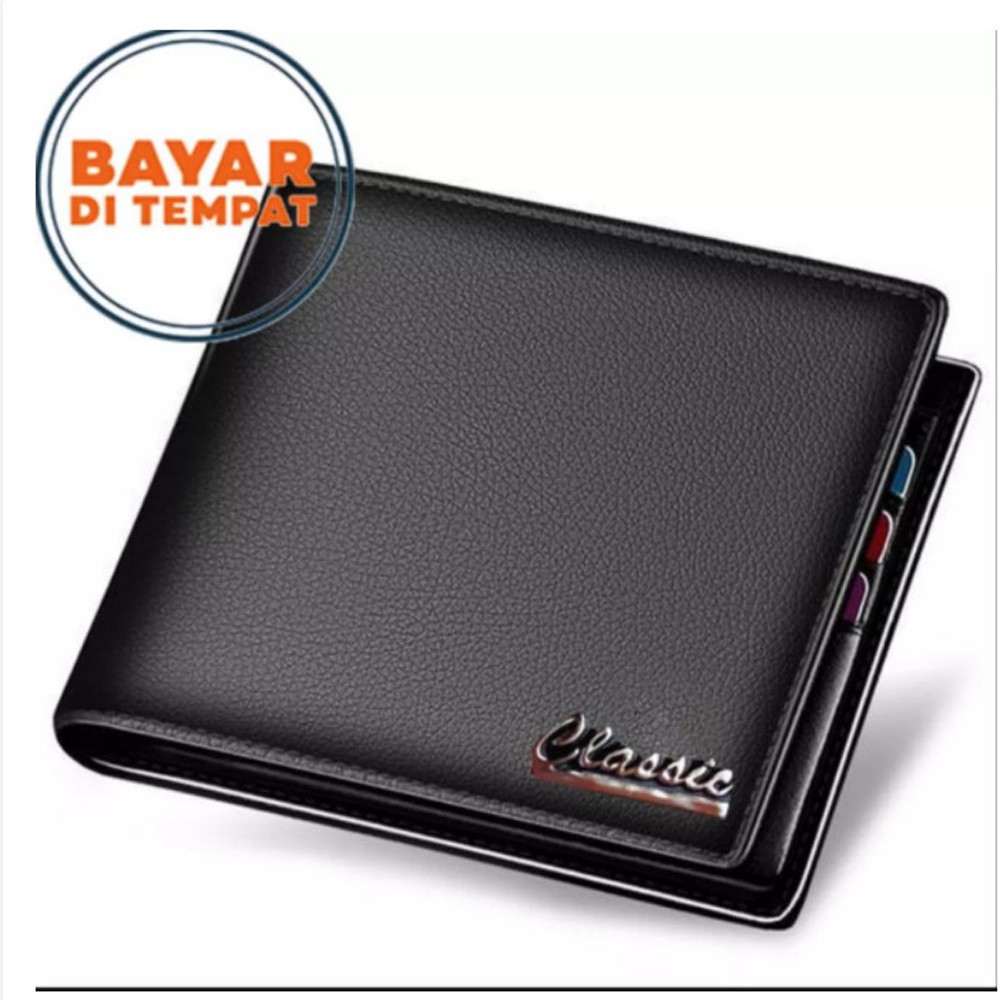 Jual 12.12 SHOPEE GRATIS Birthday Sale!! Dompet Classic Kulit PU C-28 ...