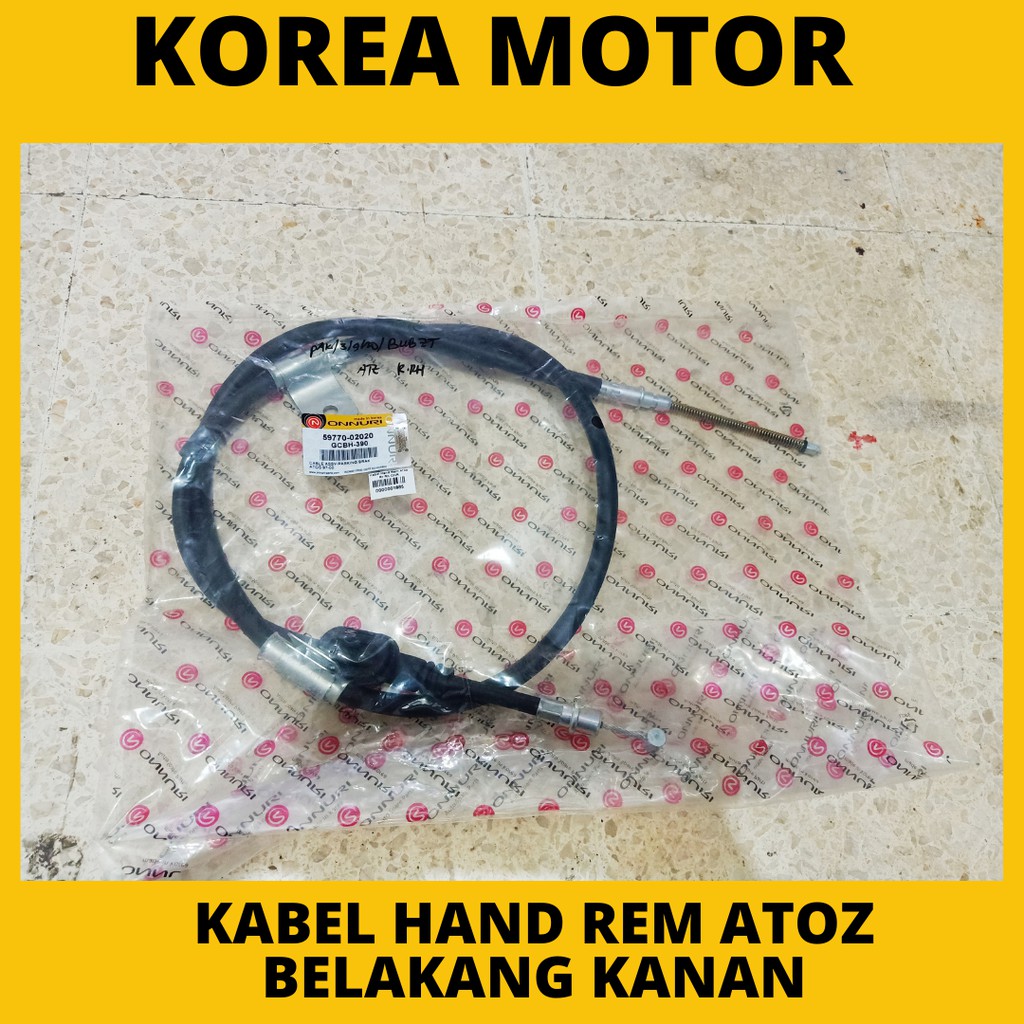 Jual Kabel Hand Rem Hyundai Atoz Kia Visto Belakang Kanan Kabel Rem ...
