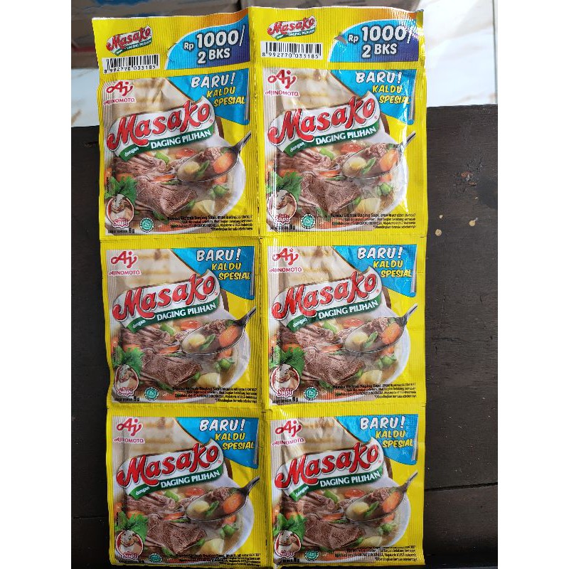 Jual masako rasa sapi dan ayam penyedap masakan bumbu dapur | Shopee ...