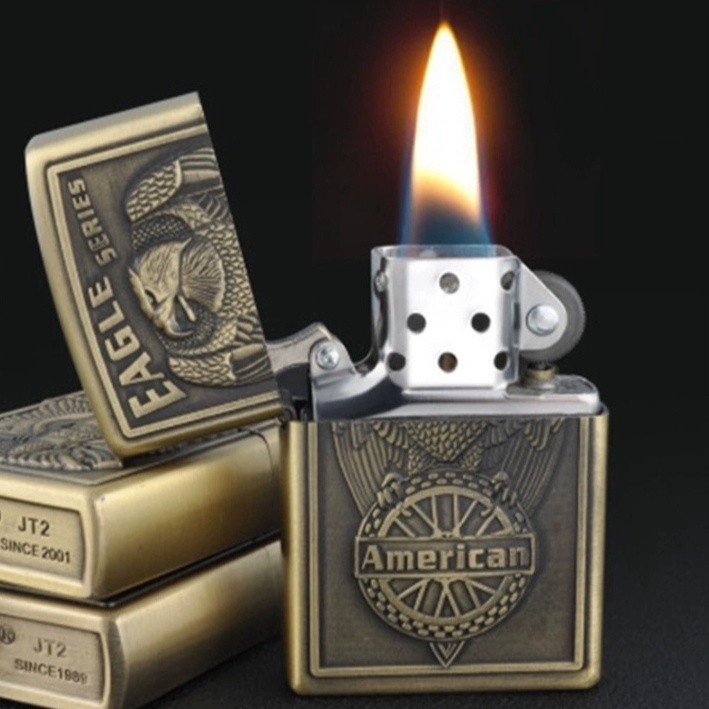 Jual Korek Api Roda Minyak Motif Eagle 3D MOTIF TIMBUL EAGLE KOREK API ...