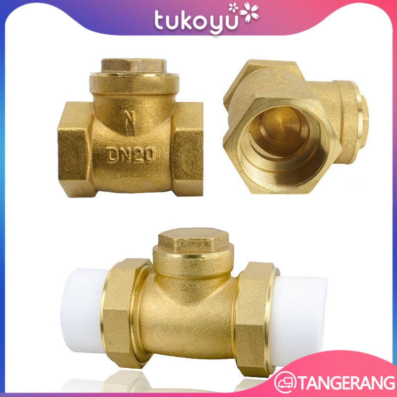 Jual Check Valve/Kuningan Swing Check Valve/Full Tembaga Klep Tabok 3/4 Inch | Shopee Indonesia