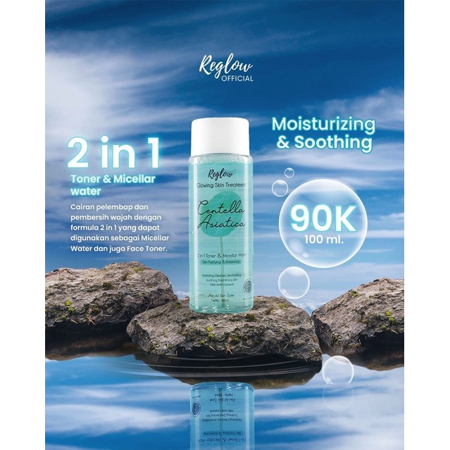 Jual REGLOW 2 IN 1 TONER & MICELLAR WATER 100% ORI BPOM | Shopee Indonesia