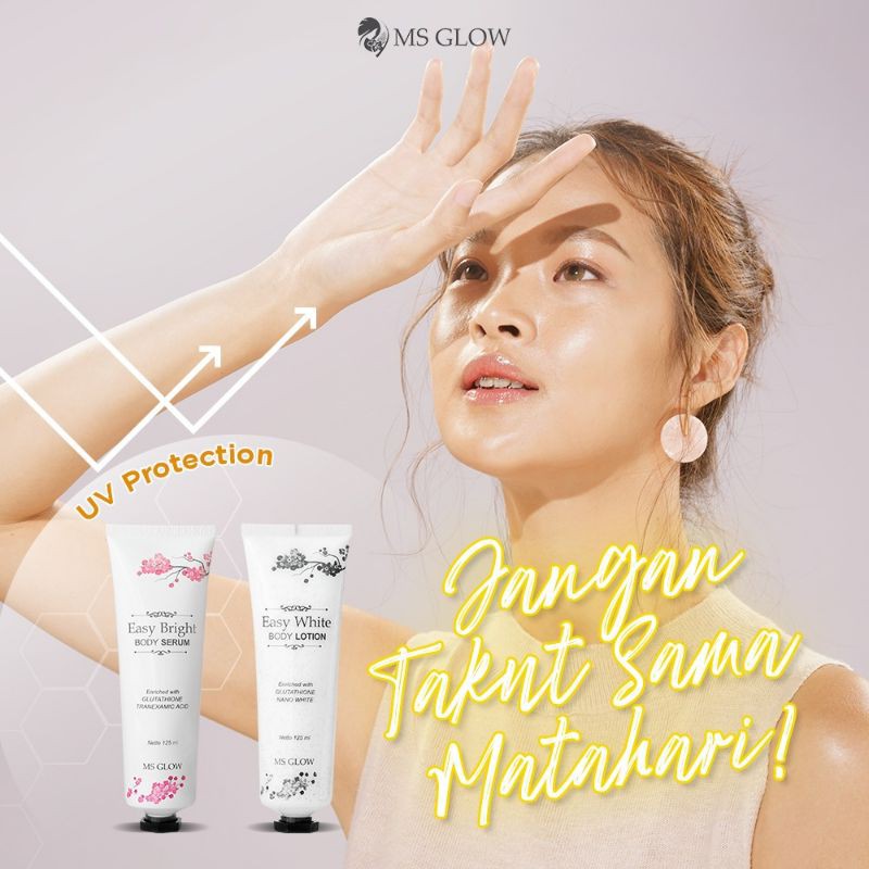 Jual MS GLOW EASY WHITE BODY SERIES | Shopee Indonesia