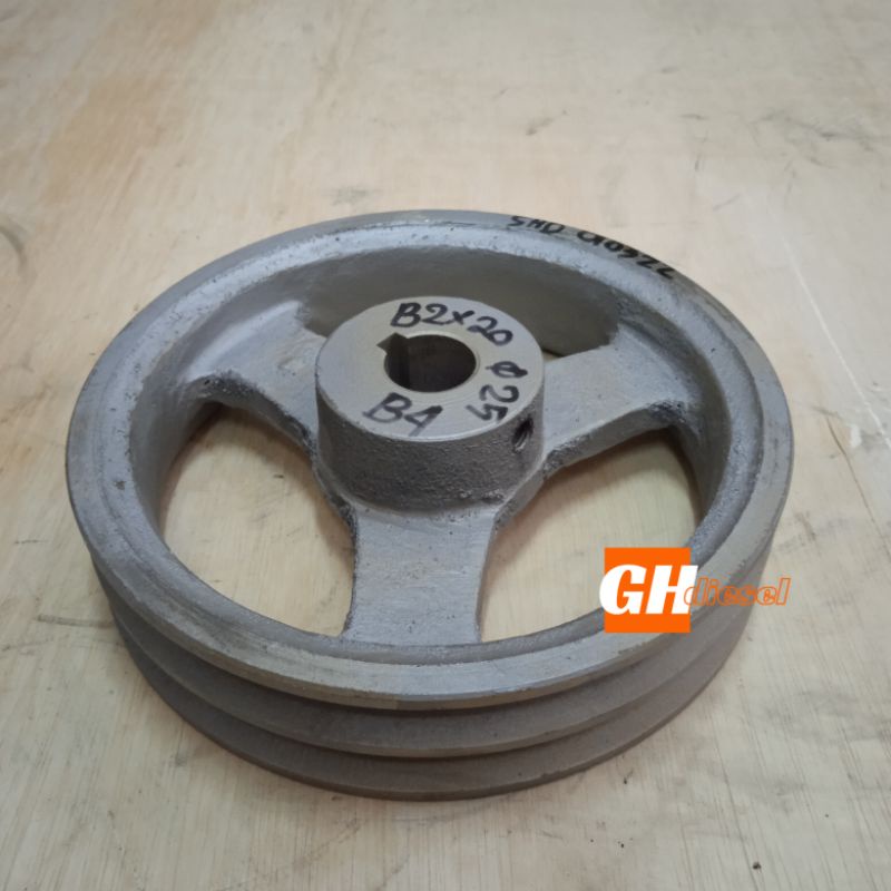Jual pulley pully puli jalur cor B2 x 20 cm / 8 inch as 25,4mm, 28mm ...