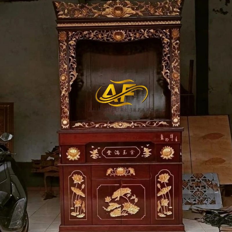 Jual meja sembahyang,meja altar sembahyang, meja altar full ukiran ...