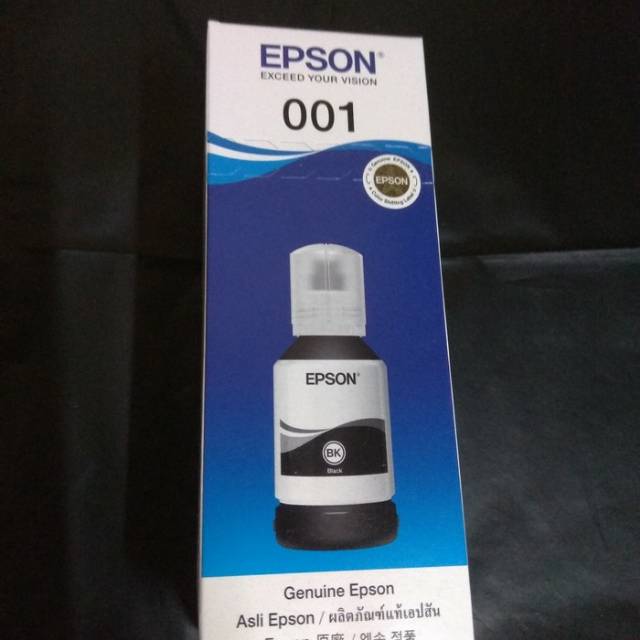 Jual Tinta epson 001 Black | Shopee Indonesia