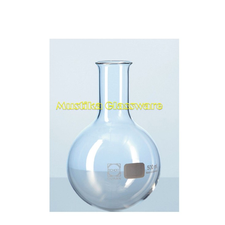 Jual Boiling Flask/ Labu Didih Cap. 250 Ml, Duran, Round/ Flat Bottom ...