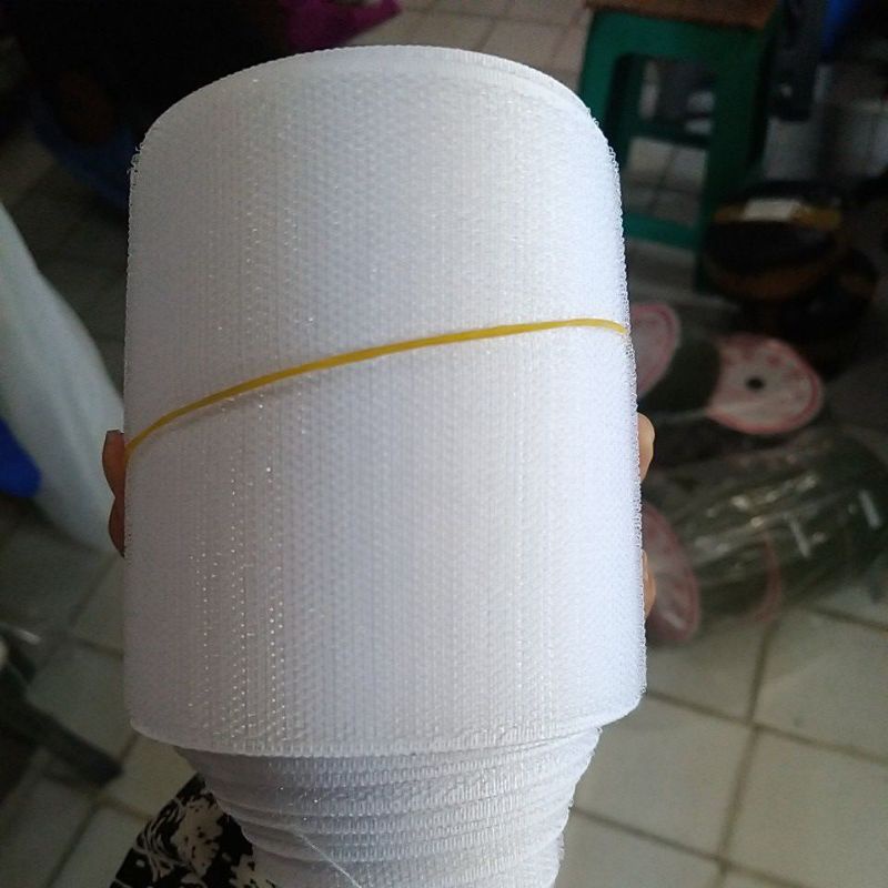 Jual Velcro perekat 10cm warna putih pilih 1 roll (kasar/ halus ...