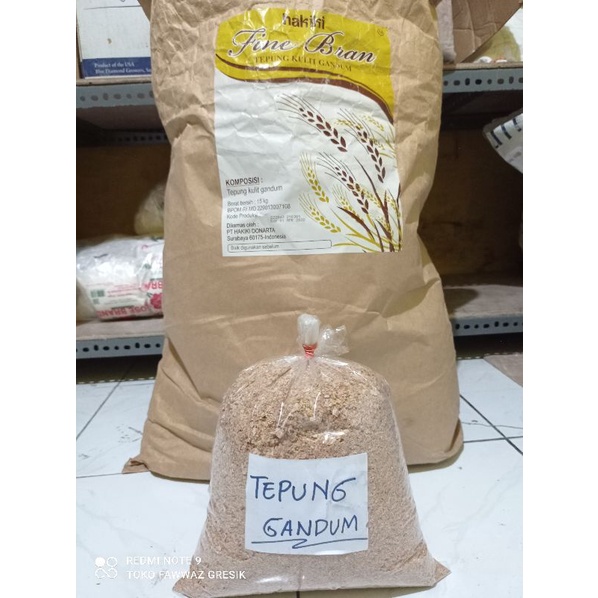 Jual Tepung Kulit Ari Gandum Kasar fine wheat bran | Shopee Indonesia