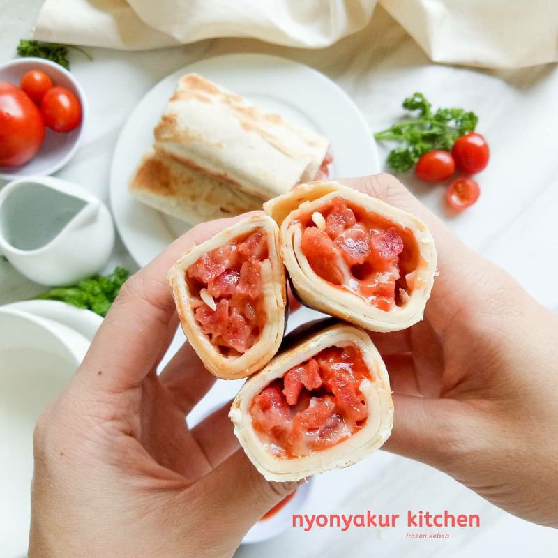 Jual KEBAB FROZEN FULL DAGING JUMBO original dari nyonyakur kitchen ...