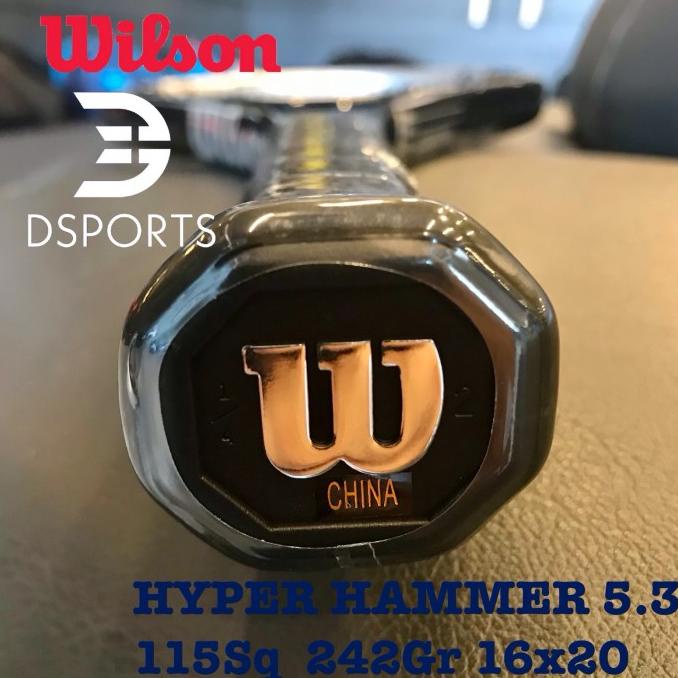 Jual Wilson Hyper Hammer 5.3 ( Racket Tennis Tenis Raket ) ORIGINAL ...