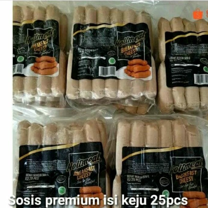Jual Sosis horeca holtmeat beef cheesy 25pcs | Shopee Indonesia