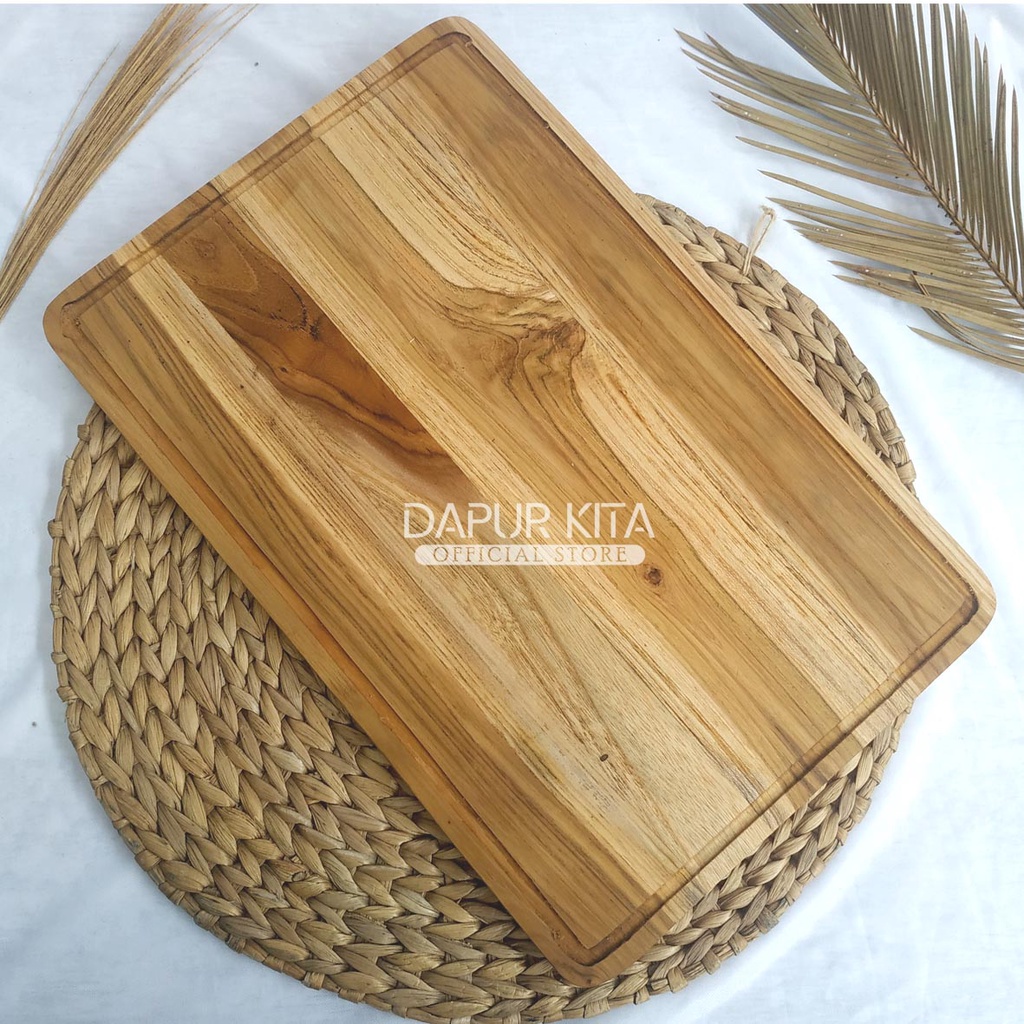 Jual Talenan Besar Bahan Kayu Jati Premium Ukuran 40x30 cm | Shopee ...