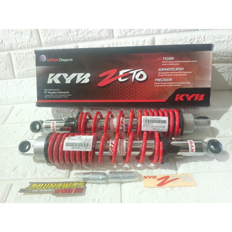 Jual SHOCKBREAKER KYB ZETO/ZT5050 S-SERIES 350 MM SUPRA X, SUPRA X125, SHOGUN, SMASH | Shopee ...