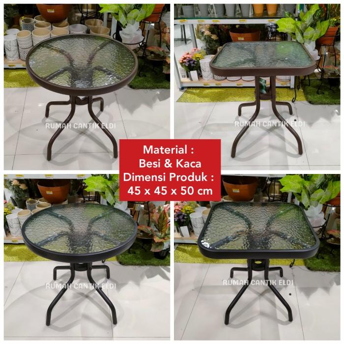 Jual Meja Teras/Meja Tamu/Meja Sudut/Meja Kursi/Meja Sofa Bahan Besi ...