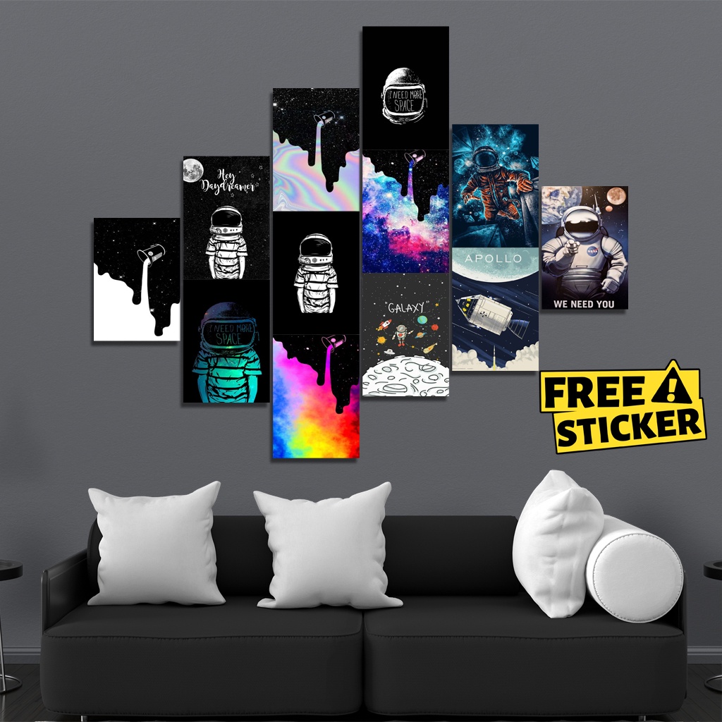 Jual Murah (16PCS) Poster Dinding Kamar Cowok Distro Aesthetic Vintage ...