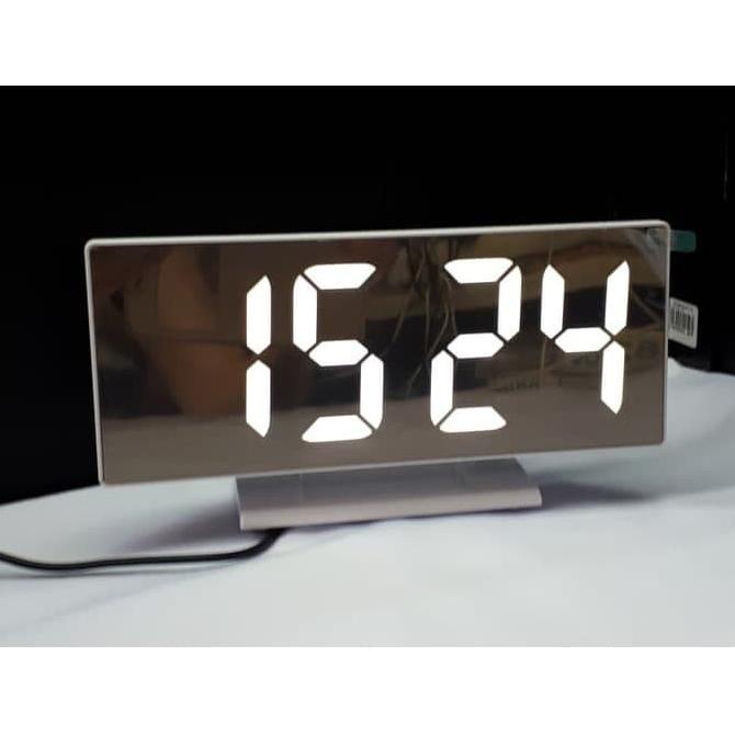 Jual Jam Meja Digital LED / Digital Alarm Clock Mirror Lc | Shopee ...
