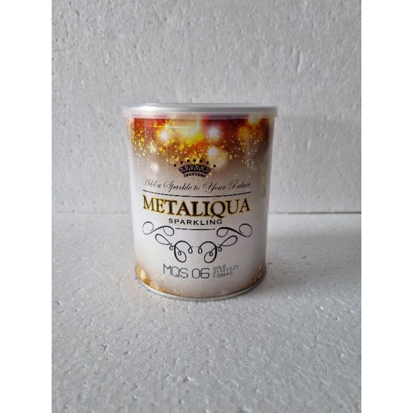 Jual Metaliqua sparkling - cat metalik tekstur glitter basis air - 750 ...
