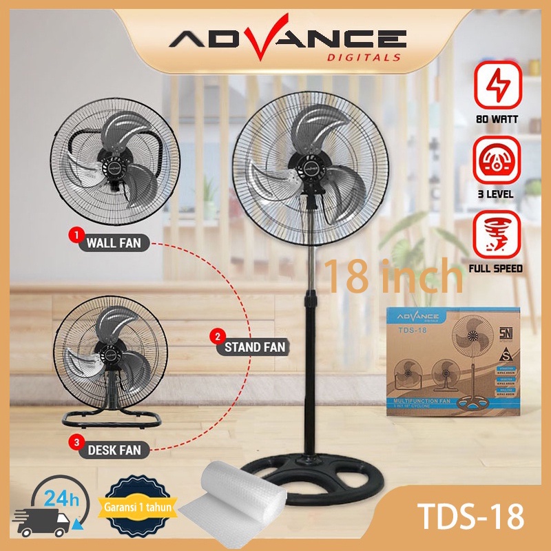 Jual 【READY STOK】 ADVANCE Kipas Angin Listrik 18 Inch Stand / Meja ...