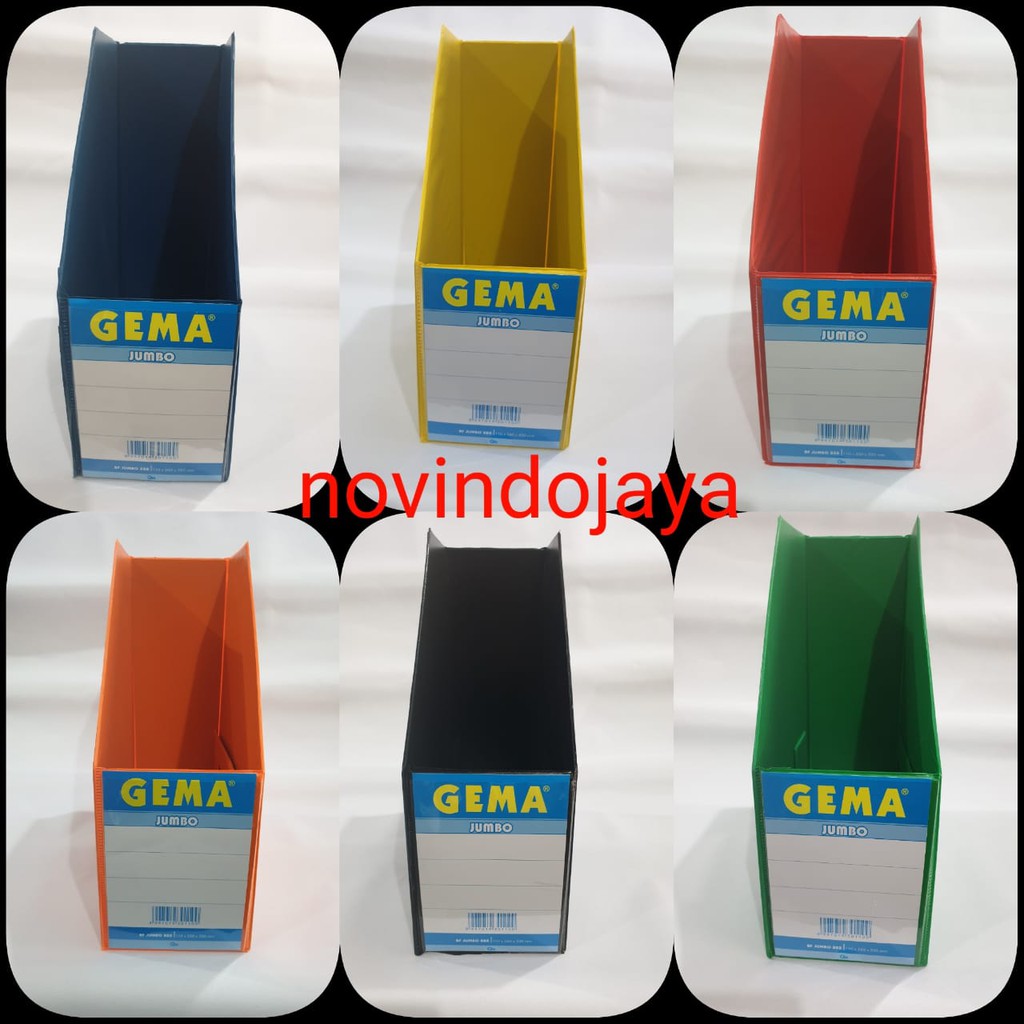 Jual Box File GEMA JUMBO 888 / Box File warna / Box File Murah / Box File Duduk | Shopee Indonesia