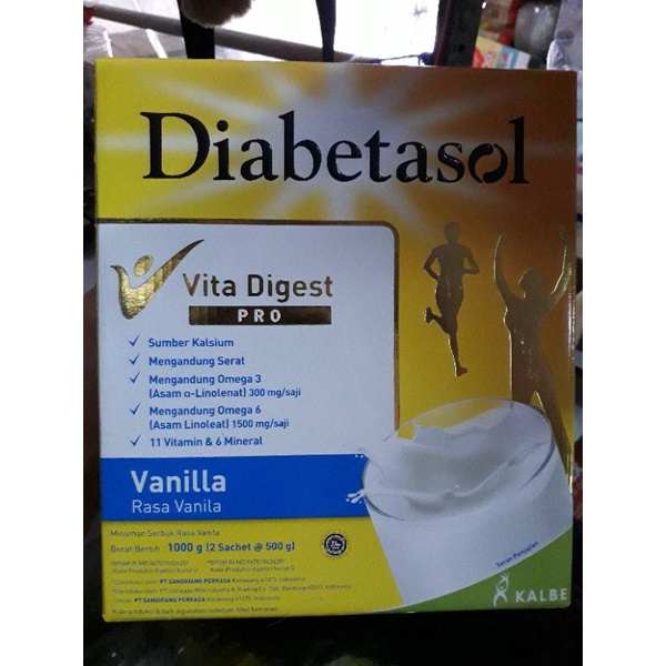 Jual Susu Diabetasol Vanilla 1000g (1Kg) | Shopee Indonesia
