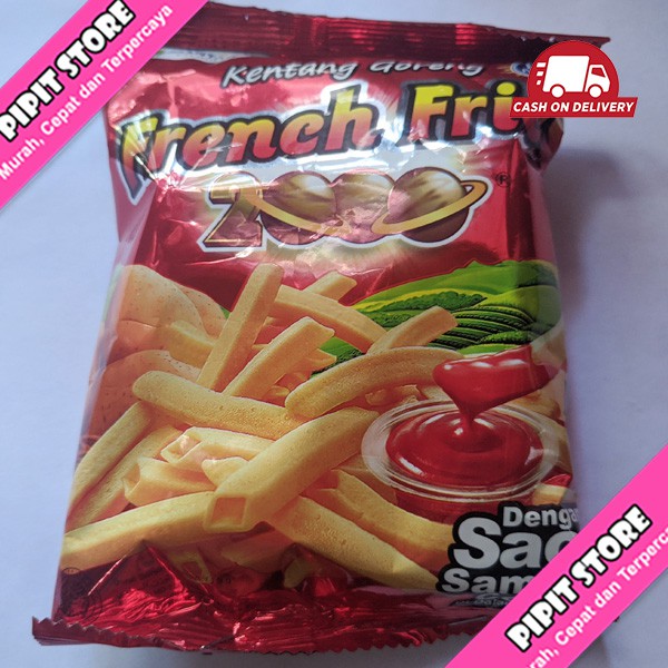Jual French Fries 2000 Chiki MAKANAN Kentang Goreng Saos Sambal ...