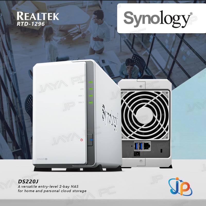 Jual Synology DS220J 2-BAY NAS Personal Cloud External Storage Realtek ...
