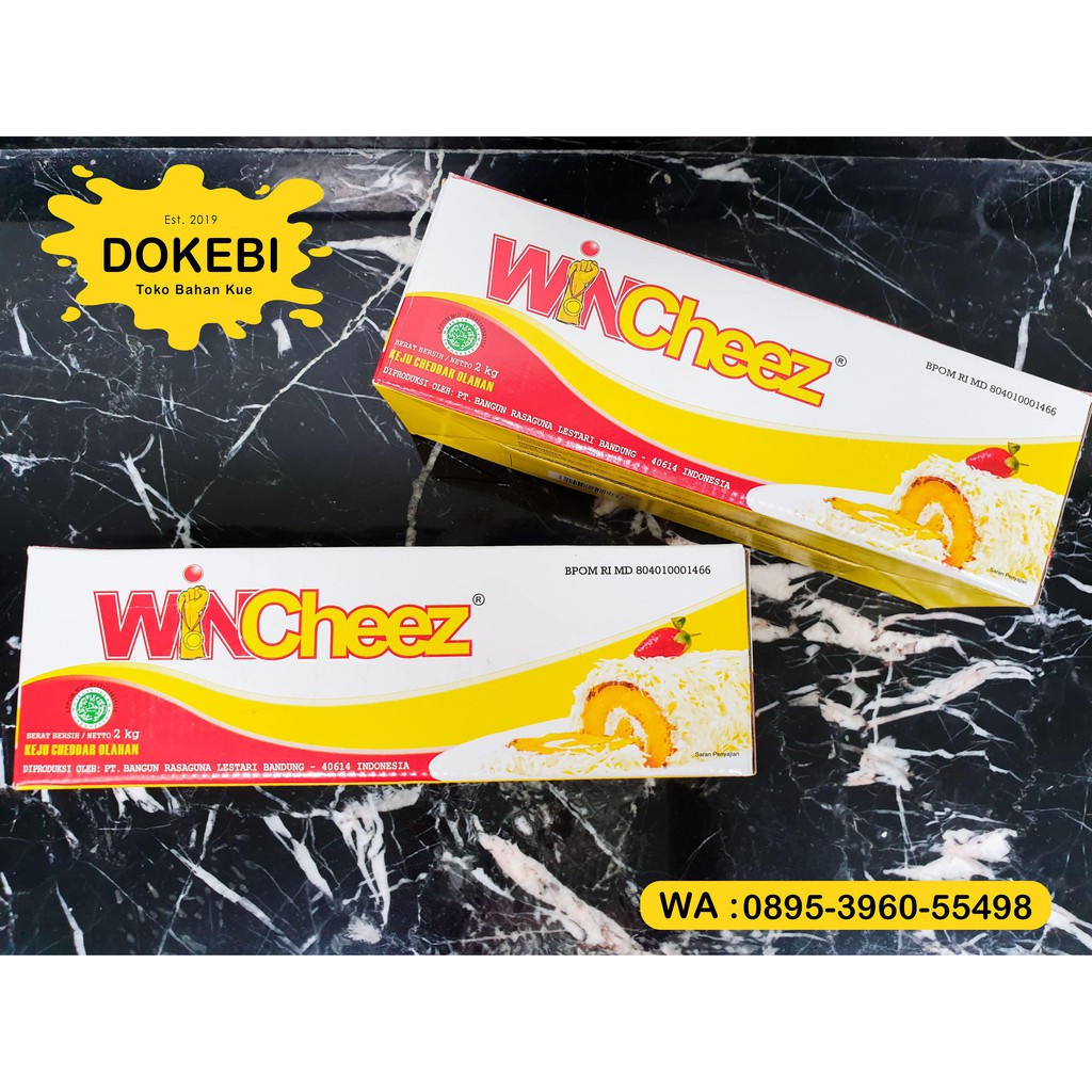 Jual Keju Cheddar WinCheez 2kg / Cheese Cheddar | Shopee Indonesia
