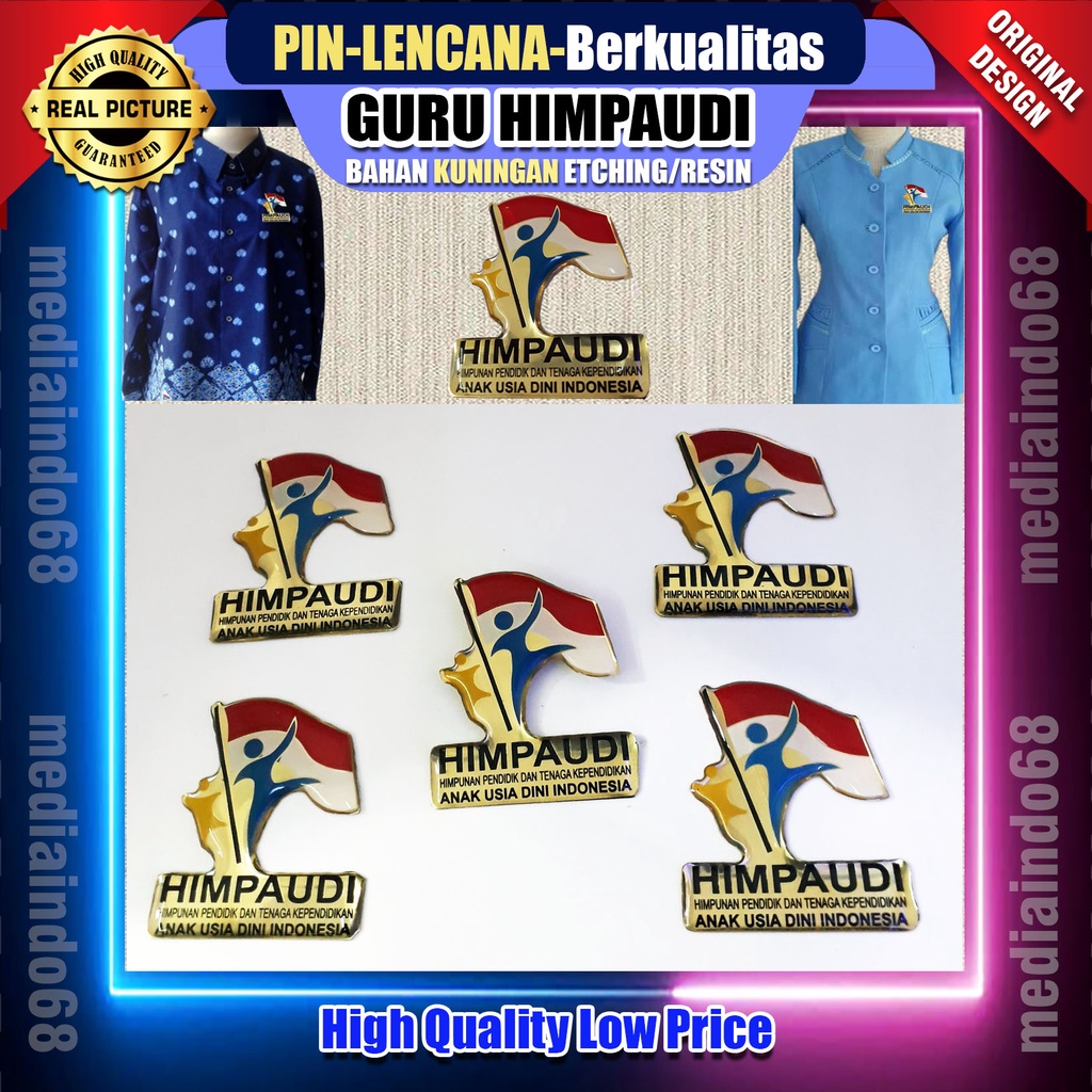 Jual PIN/BROSS/KUNINGAN/STAINLESS LOGO HIMPAUDI-BERKUALITAS | Shopee ...